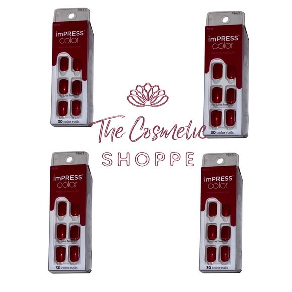Kiss | Makeup | Impress Color Short Length Presson Red Velvet Color ...